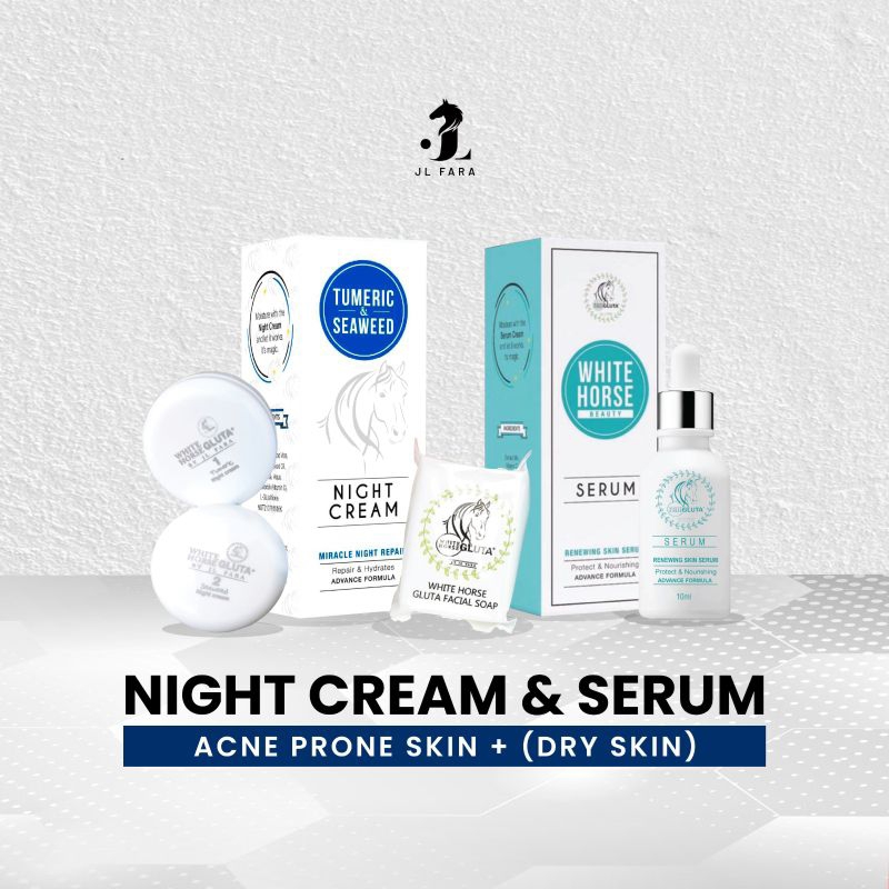 SET RAWATAN MUKA JERAWAT BERPARUT KULIT KUSAM JL FARA ORI HQ ( NIGHT ...