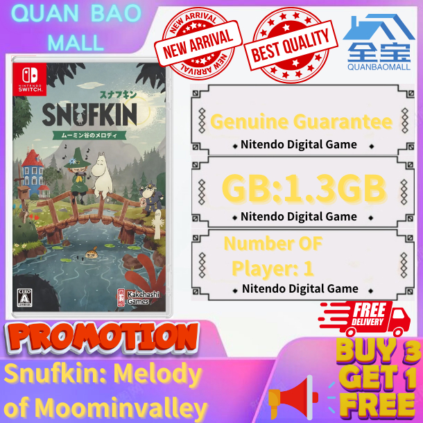 Snufkin Melody of Moominvalley 史力奇：姆明山谷的旋律 (Nintendo Switch) Digital ...