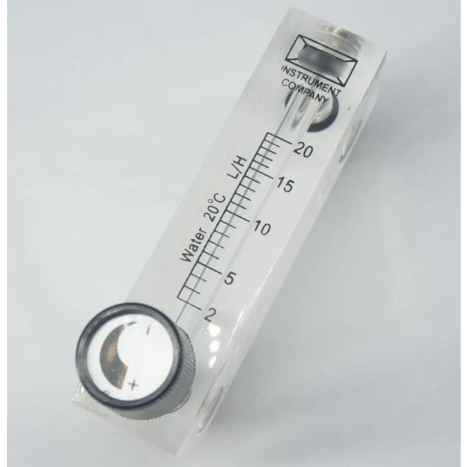 Water Panel Flowmeter Rotameter With Valve M18 Male G1/2 Female ...
