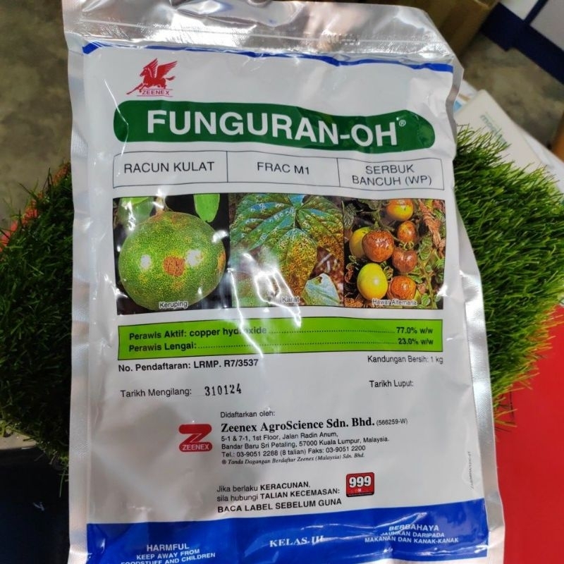 Funguran Oh Copper Hydroxide 77% 1Kg | Shopee Malaysia