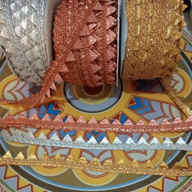 Beautiful zig zag lace 1 meter | Shopee Malaysia