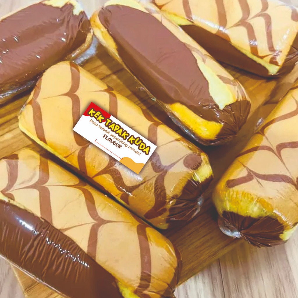 Sticker Flavour kek tapak kuda (Kalis air) | Kawaiiyo | Shopee Malaysia