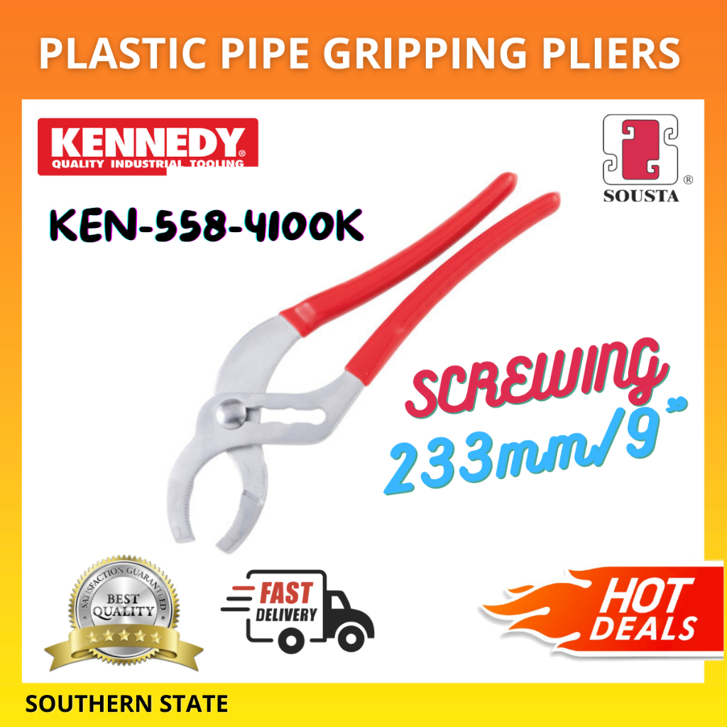 KENNEDY 233mm/9" PLASTIC PIPE GRIPPING PLIERS KEN5584100K | Shopee Malaysia