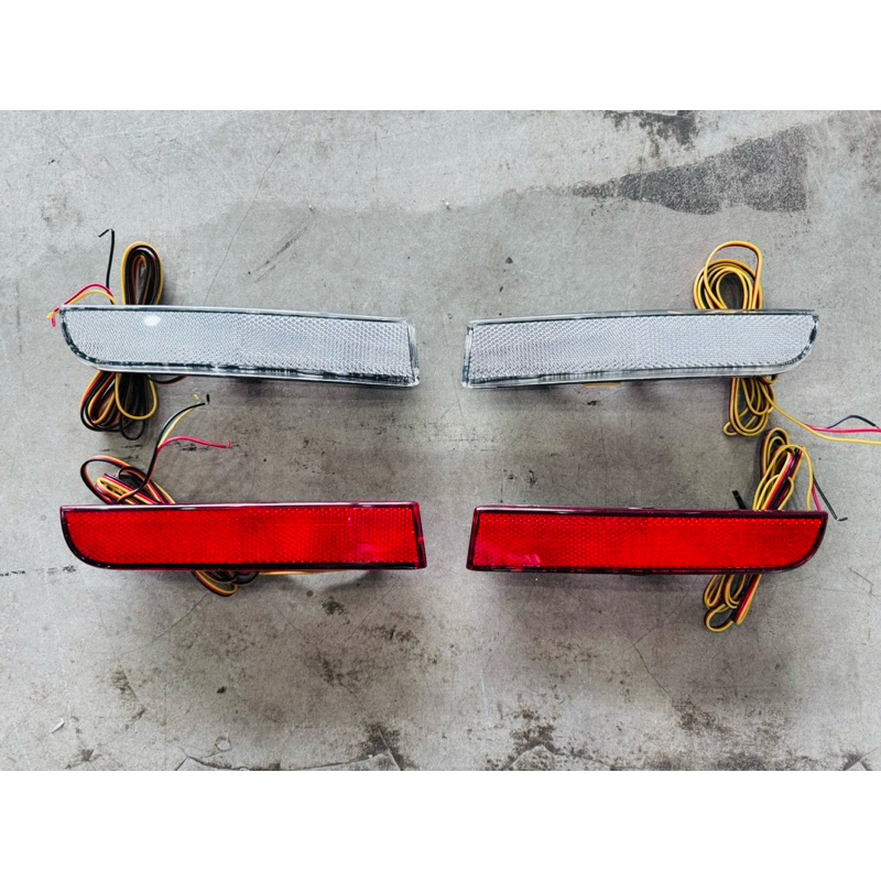 Mitsubishi lancer X GT Asx proton inspira rear bumper led reflector ...