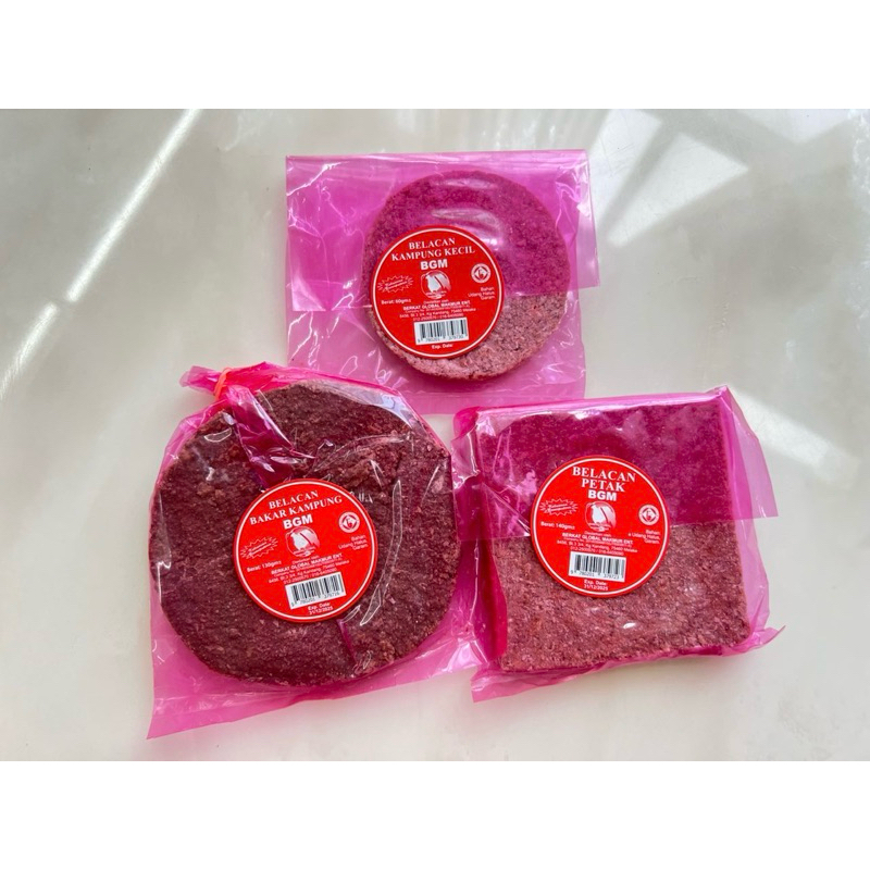 Belacan Bakar Keping Melaka140gm (BGM) Diperbuat Dari Udang Geragau ...
