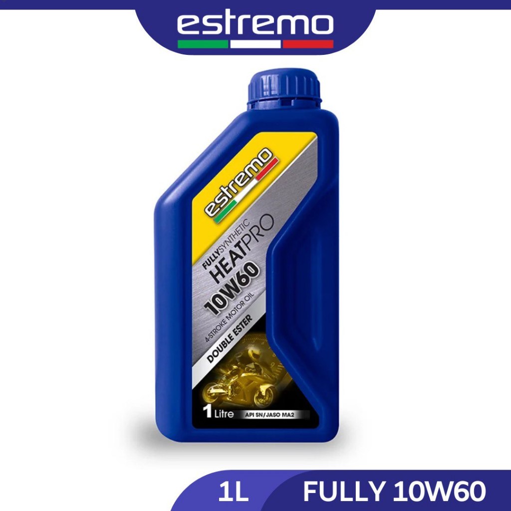 Estremo HeatPro Fully Synthetic 4-Stroke Motor Oil 10W60 (1L) | Shopee Malaysia
