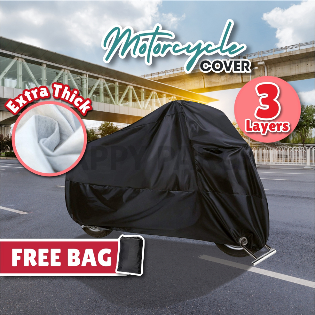 4XL Motor Cover Waterproof Motorcycle Cover Motor Selimut Motor Sarung ...