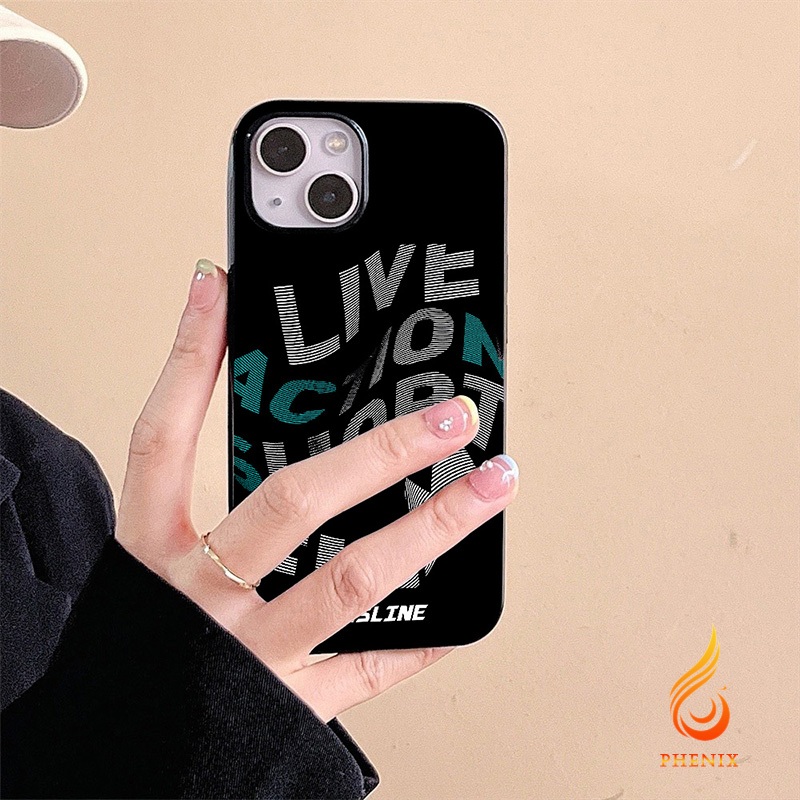 For iphone 16 11 Pro Max Casing Cluttered font 11pro 12 13 14 15 X XR ...