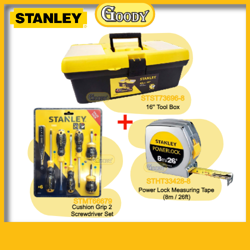 STANLEY HAND TOOL SET A [STST73696-8 + STMT66679 + STHT33428-8] TOOL ...