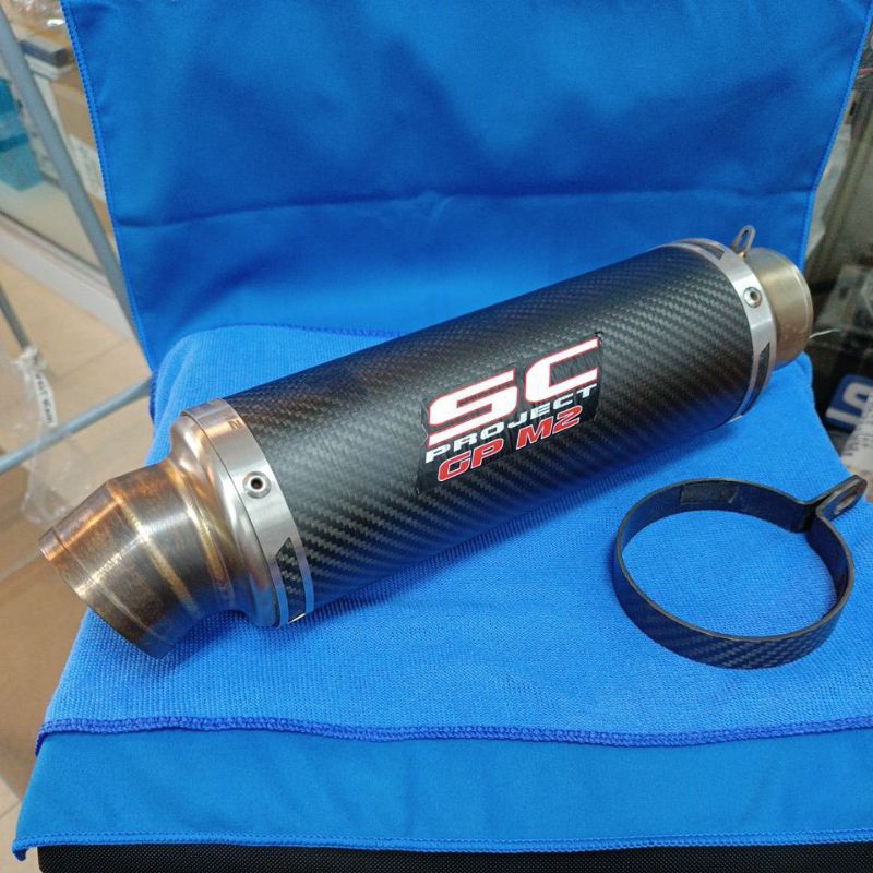 SC Project GP M2 original Italy ekzos slip-on carbon muffler shj ...