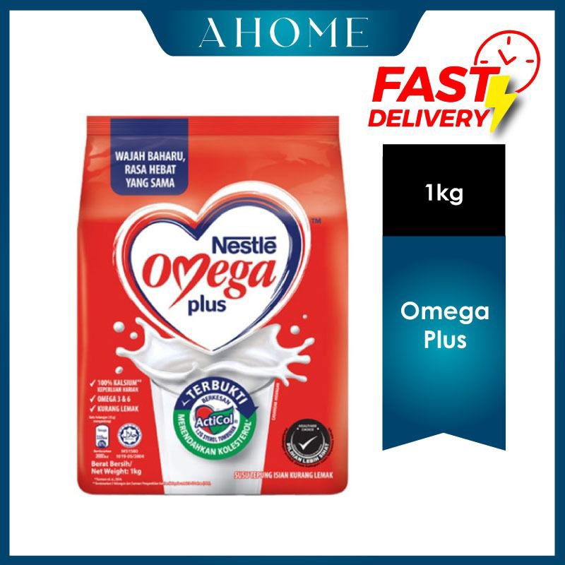 Nestle Omega Plus Powder Milk Susu Omega (1kg) | Shopee Malaysia