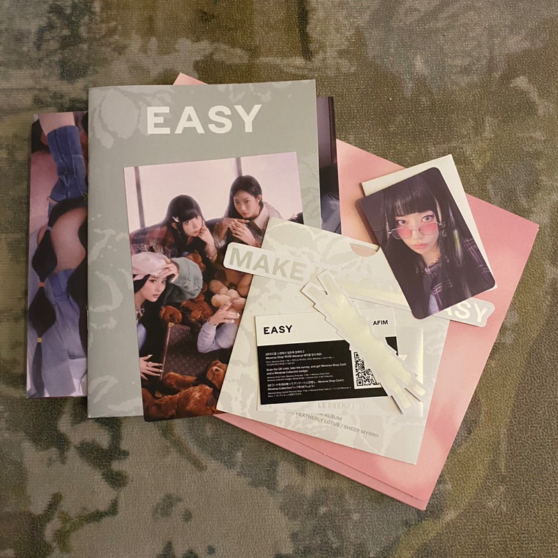 LE SSERAFIM EASY UNSEALED FULLSET ALBUM | Shopee Malaysia
