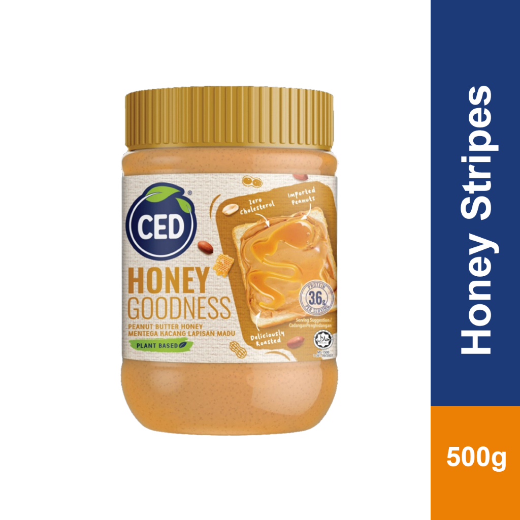 CED Peanut Butter Honey Stripes 500g | Shopee Malaysia