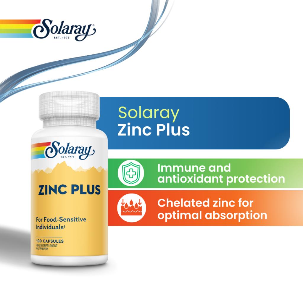 Solaray Zinc Plus Immune and Antioxidant Protection | Shopee Malaysia