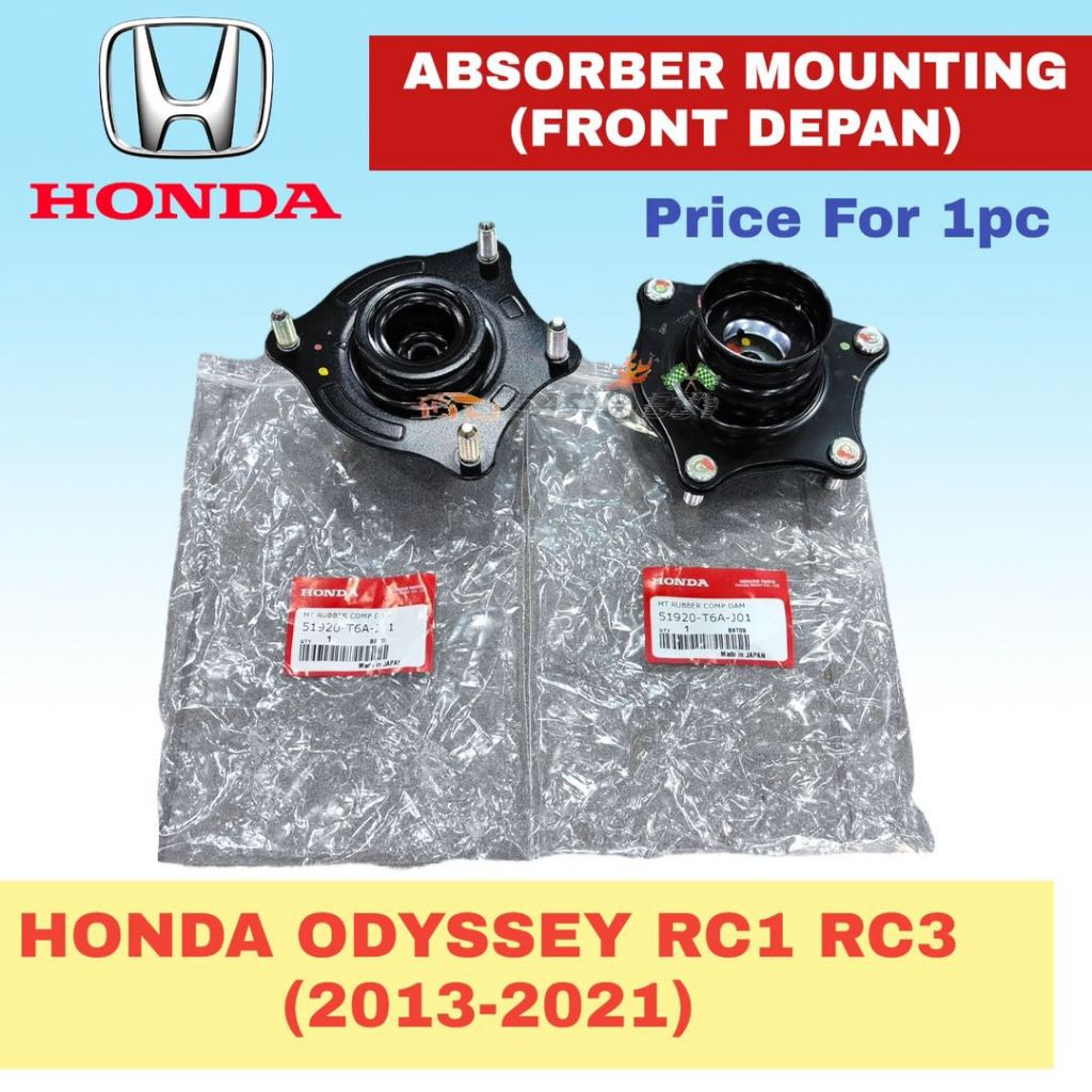 ORIGINAL JAPAN HONDA ABSORBER MOUNTING (FRONT DEPAN) - HONDA ODYSSEY RC1 RC3 (2013-2021) 51920 ...