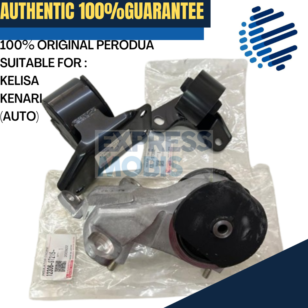 100% ORIGINAL PERODUA KELISA KENARI ENGINE MOUNTING (1SET) 12305 97210 ...
