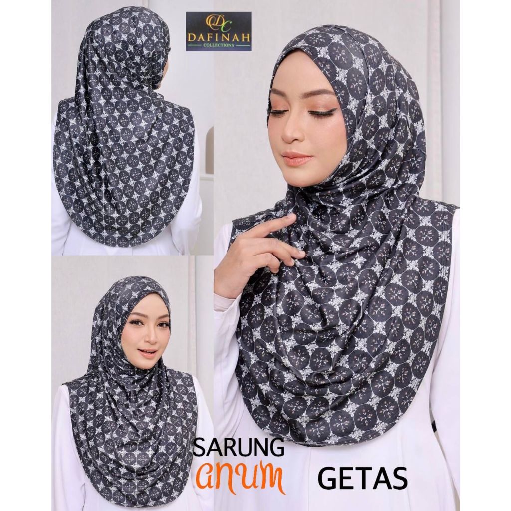 tudung sarung instant versi raya berdagu dan boleh sorok tudung anum ...