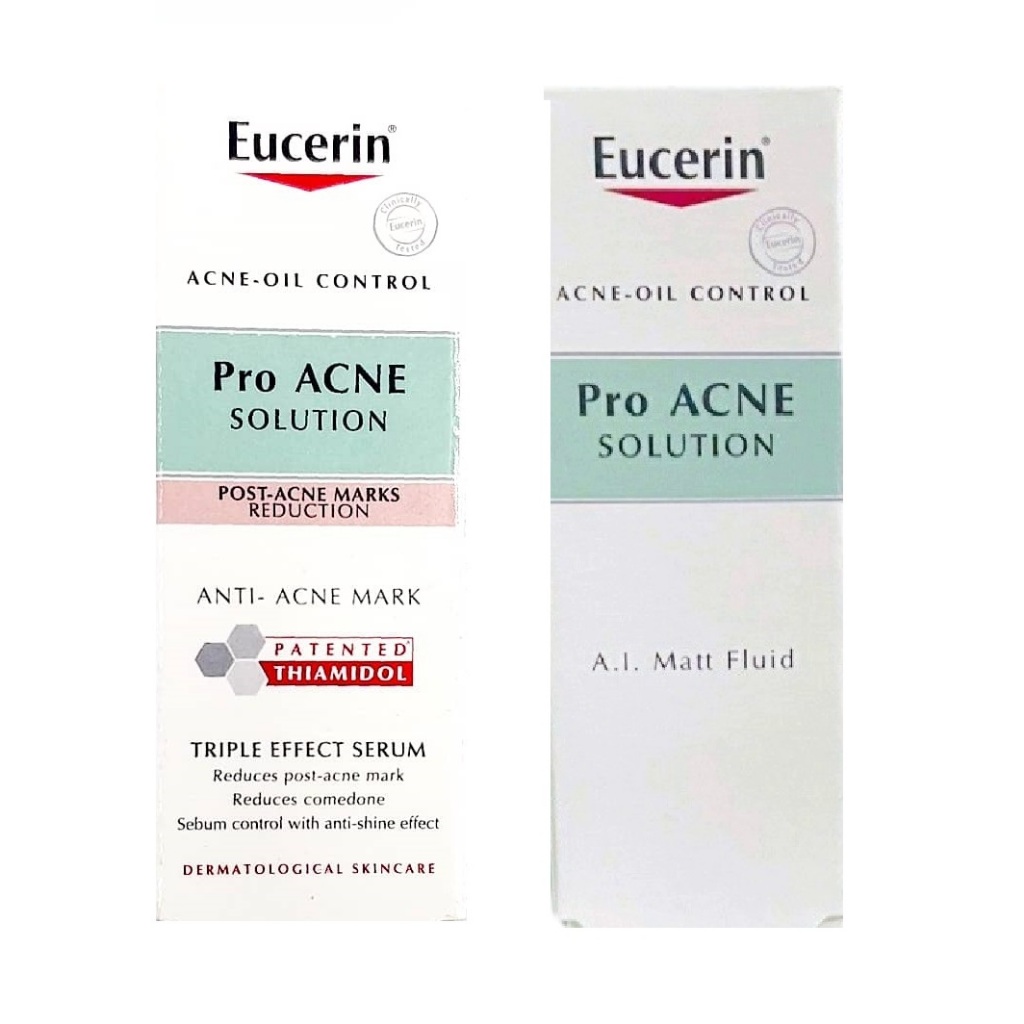 Eucerin Pro Acne Solution Trial Pack 7ml Anti Acne Marks Triple Effect ...