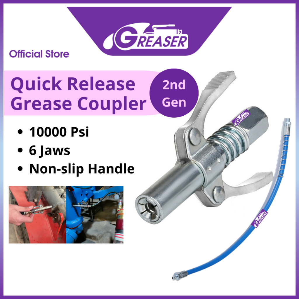 Greaser Grease Coupler / Grease Nozzle / Kepala Pam Gris / Grease ...