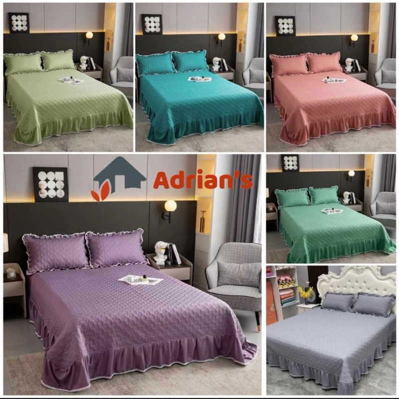 Ropol Cadar Patchwork 3 in 1 KING Saiz / 260x250cm / Cotton Lace HQ ...