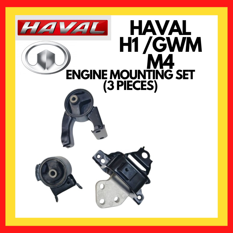 GREAT WALL GWM M4 / HAVAL H1 - MANUAL/ AMT ENGINE MOUNTING SET ...