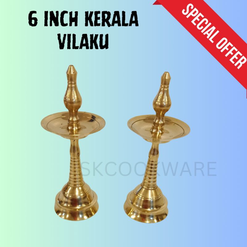 6 Inch Kerala Vilaku ~A Pair (SKU2) | Shopee Malaysia