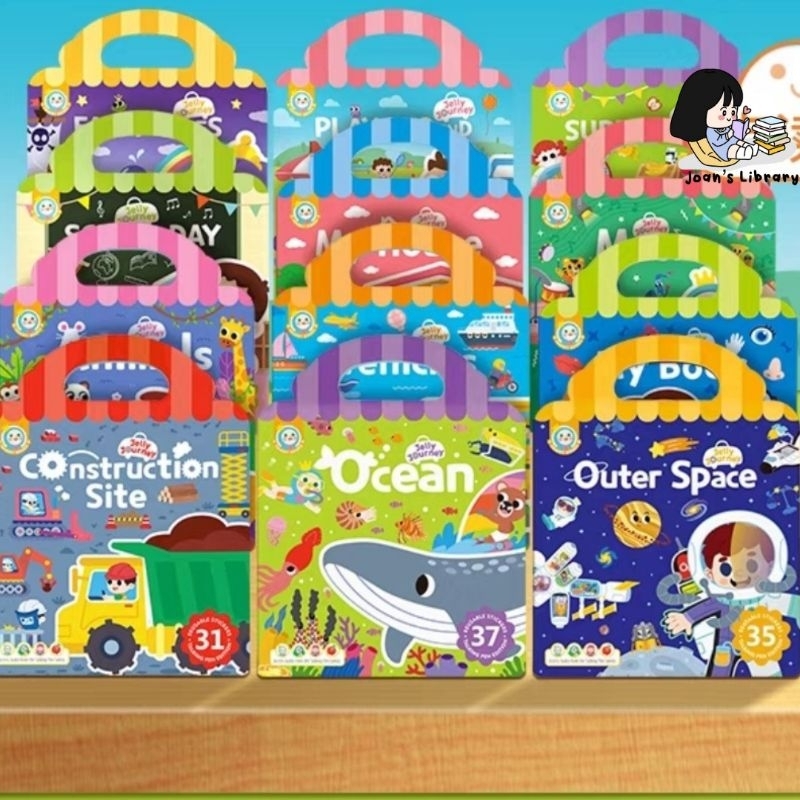 Reusable sticker book for kids - first sticker book jelly sticker busy ...
