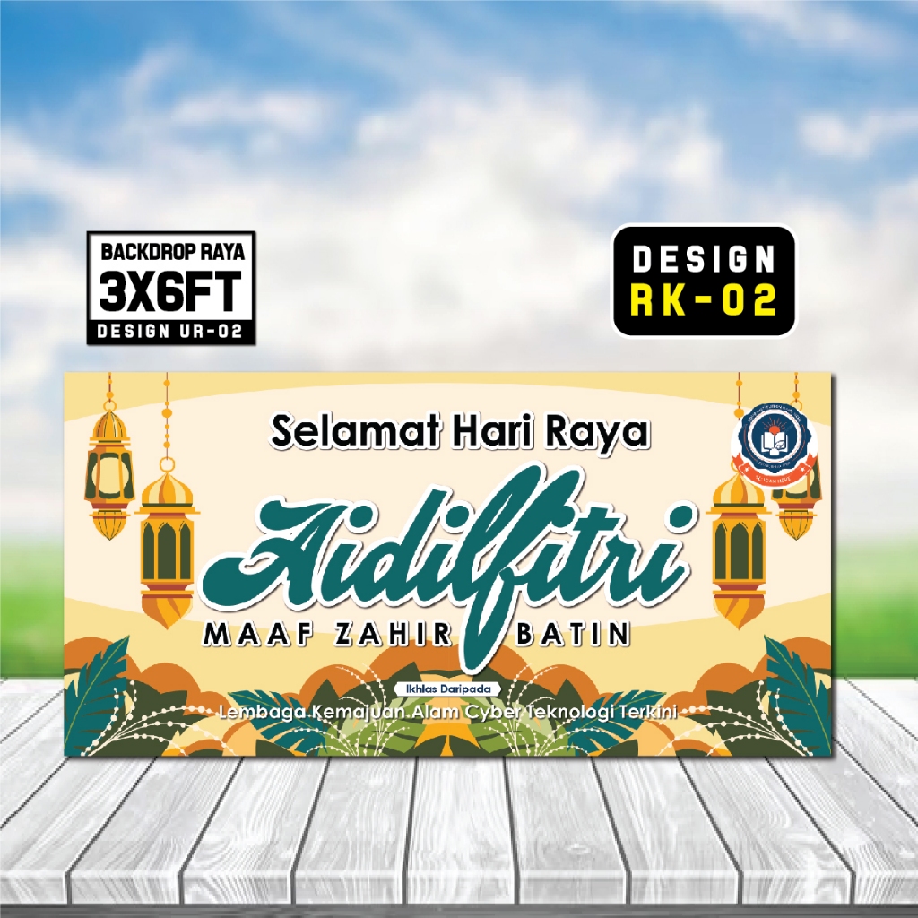 BANNER RAYA 3X6FT - UCAPAN RAYA | Shopee Malaysia