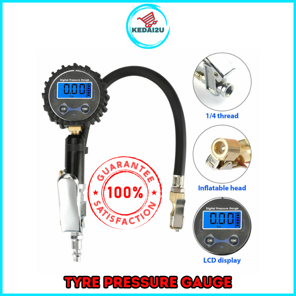 Tyre pressure gauge Check angin tAyar kepala pam angin tayar kepala ...