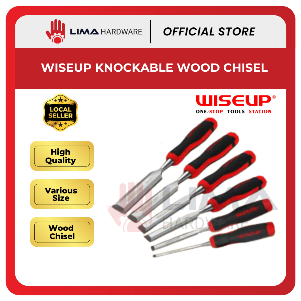 WISEUP KNOCKABLE WOOD CHISEL - 6/12/16/19/25/32MM | Shopee Malaysia