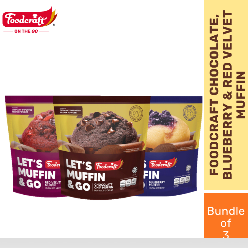 [BUNDLE OF 3] FoodCraft Muffin - Variety Flavor | Shopee Malaysia