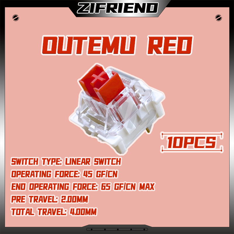 Outemu Switch Mechanical Keyboard DIY Red 3 pin 10 pcs | Shopee Malaysia