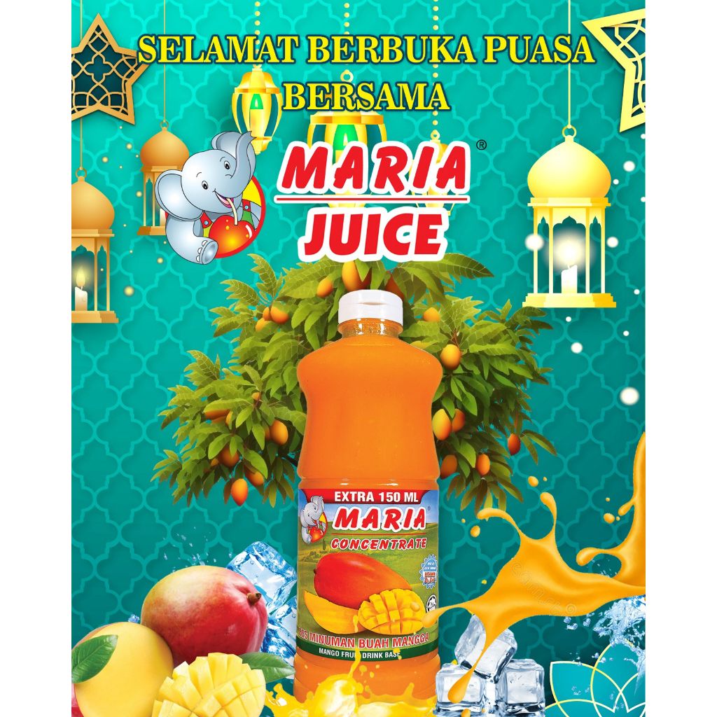 MARIA MANGO CONCENTRATE JUICE 1L | Shopee Malaysia