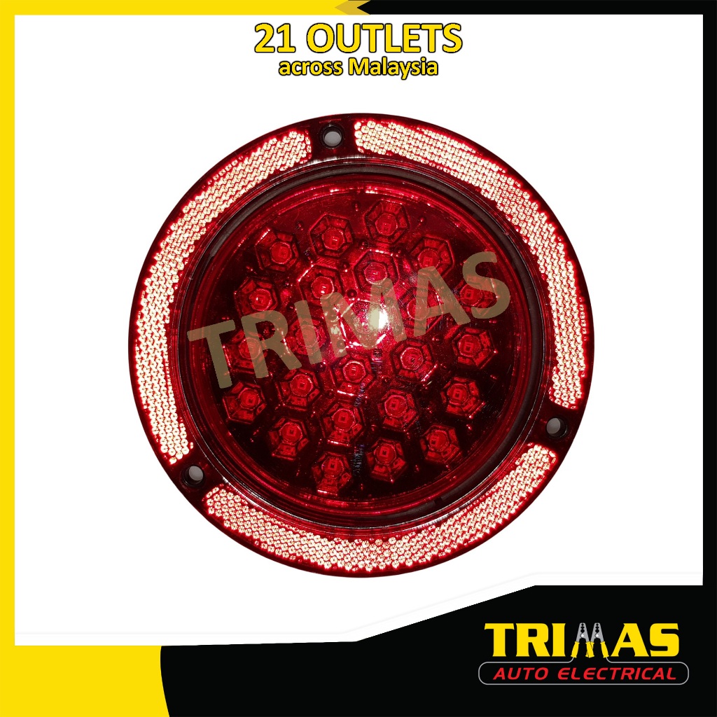TRIMAS 24LED Bus Truck Lorry Trailer Light Signal Reverse Brake Tail ...