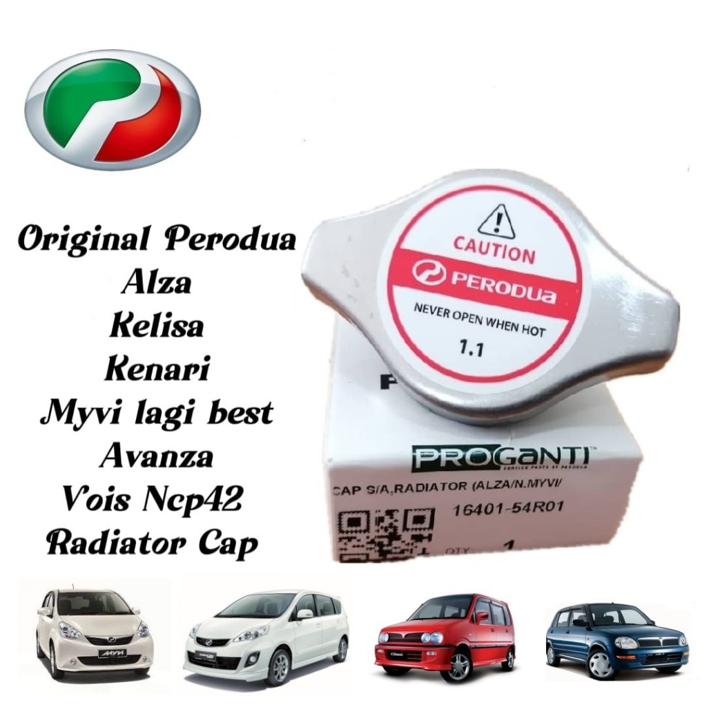 Original Perodua Geniune ProGanti Alza Kelisa Kenari Myvi Lagi Best Radiator Cap 16401-54R01 ...