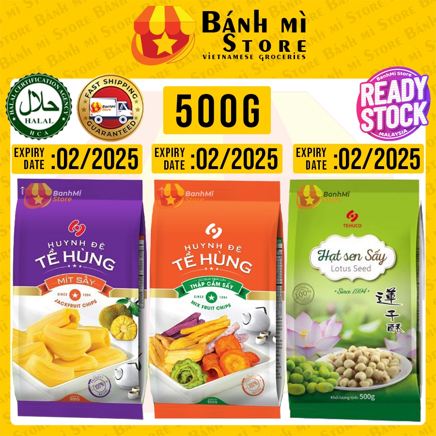 [🔥LOWEST PRICE🔥] TE HUNG MIX FRUIT CHIPS / JACKFRUIT / LOTUS CHIPS 🇻🇳 ...