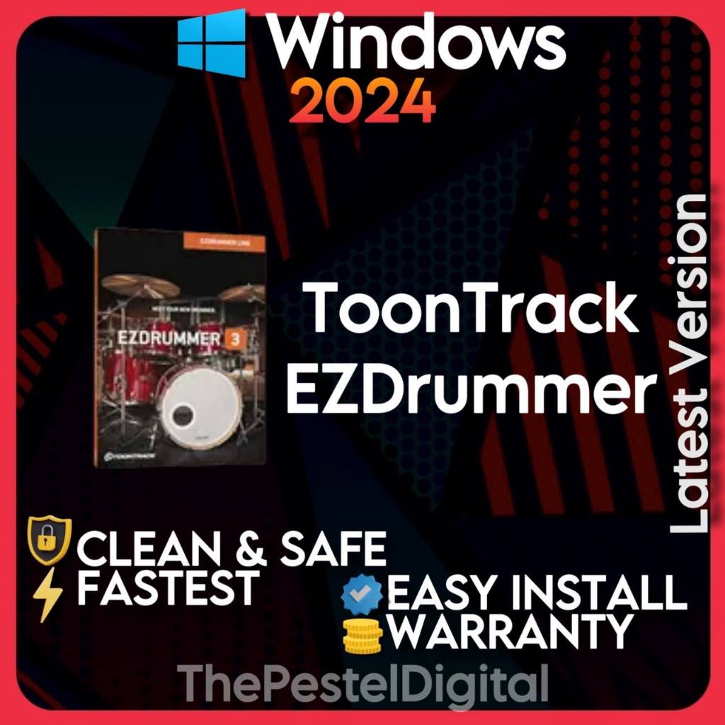 ToonTrack EZDrummer Lifetime Full Version | Windows | 2024 | Shopee ...