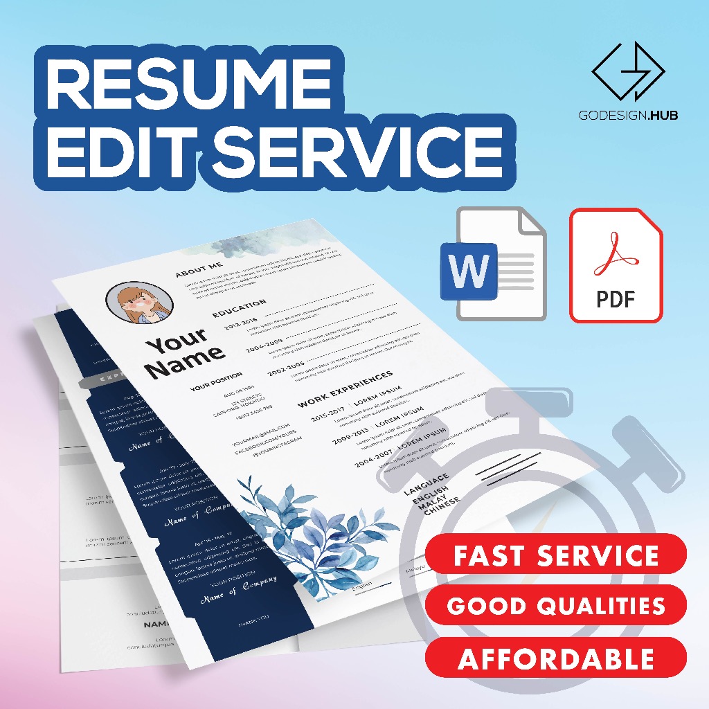 🔥 DESIGN SERVICE 🔥 FAST SERVICE - Resume Design Service - CV design ...