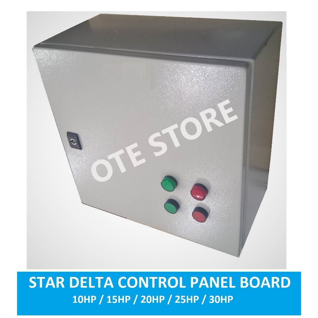Star Delta Control Panel Metal Distribution Board (5HP/7.5HP/10HP/15HP ...
