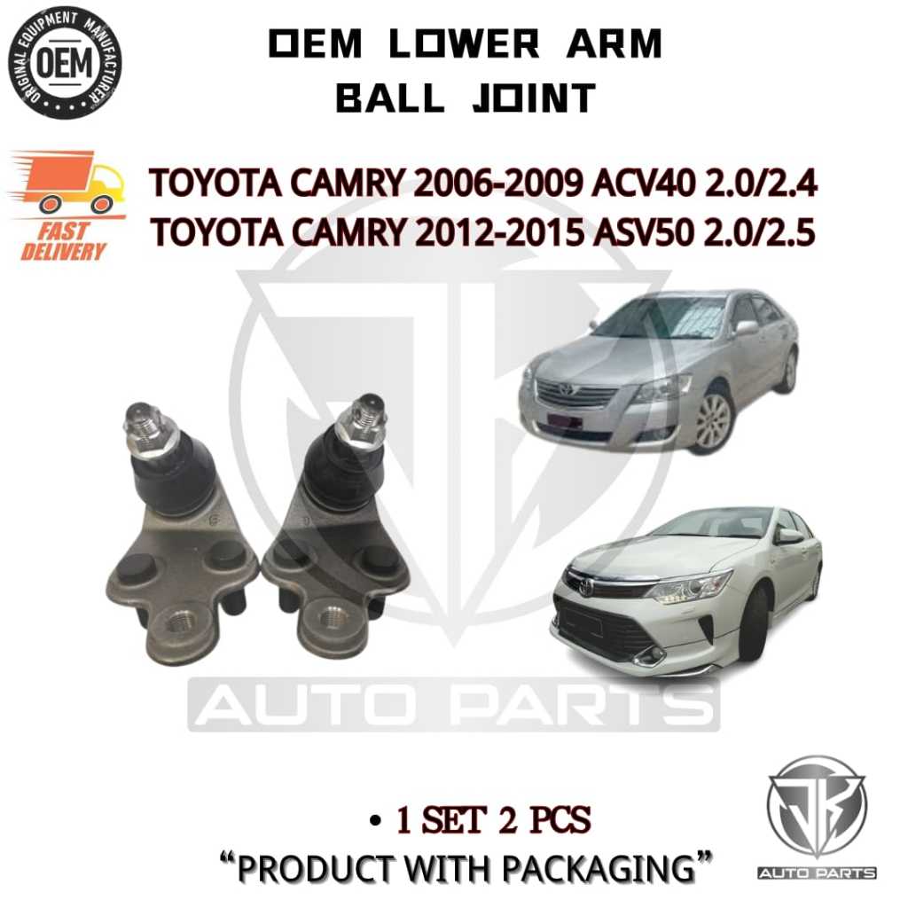 #1 PAIR#OEM LOWER ARM BALL JOINT TOYOTA CAMRY 2006-2009 ACV40/41,2012-2015 ACV50/ASV50 (TOB ...
