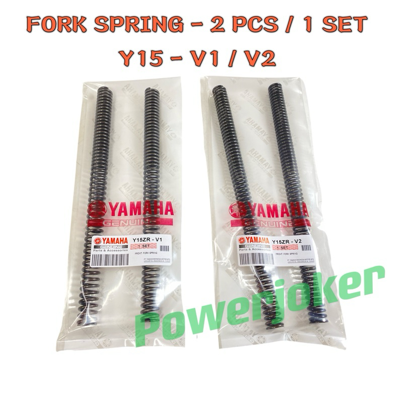 YAMAHA Y15 Y15ZR V1 / V2 ( 2 PCS / 1 SET ) STANDRAD FRONT FORK SPRING / DEPAN BATANG FORK TUBE ...