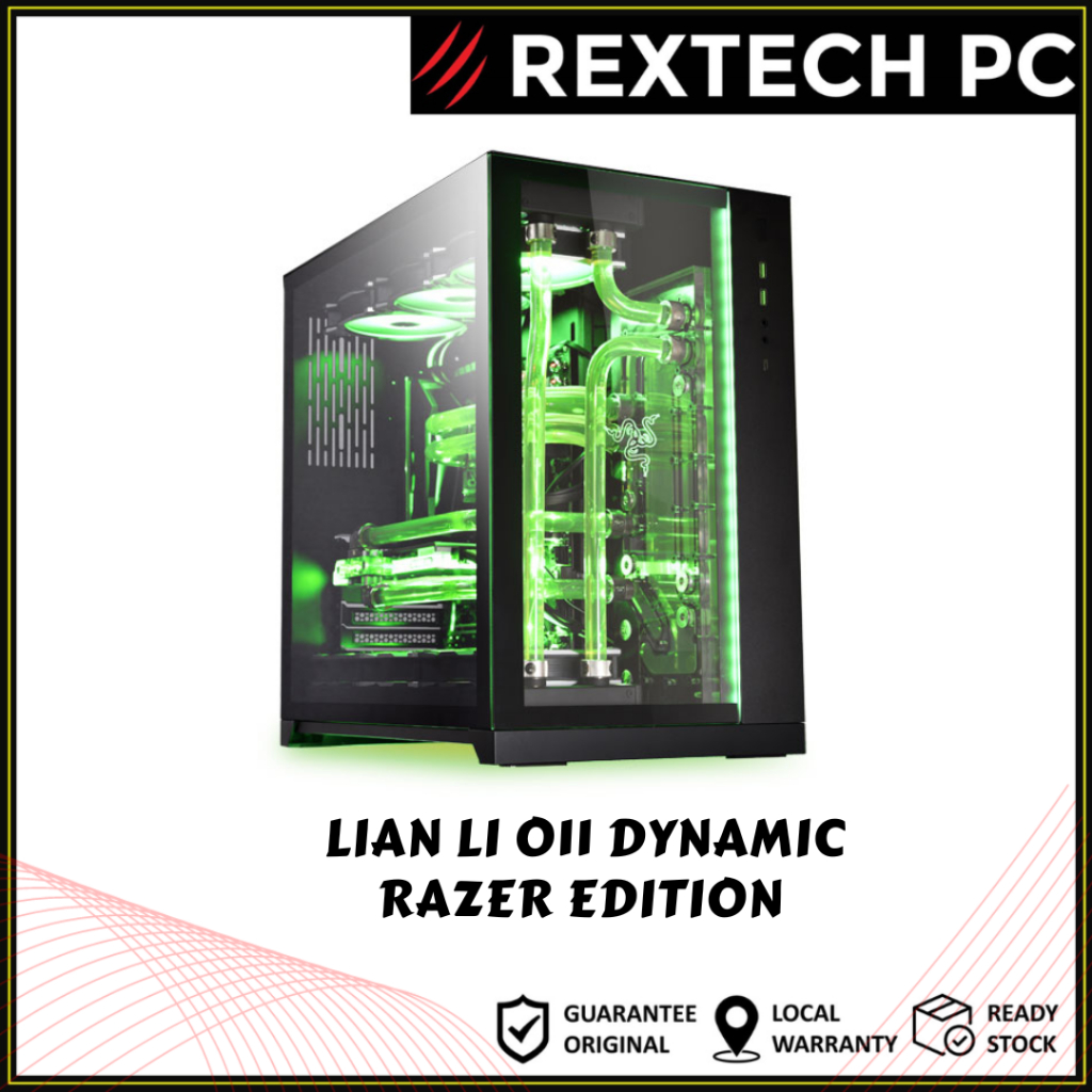 LIAN LI PC-O11 DYNAMIC RAZER EDITION E-ATX PC Desktop Casing | Shopee ...