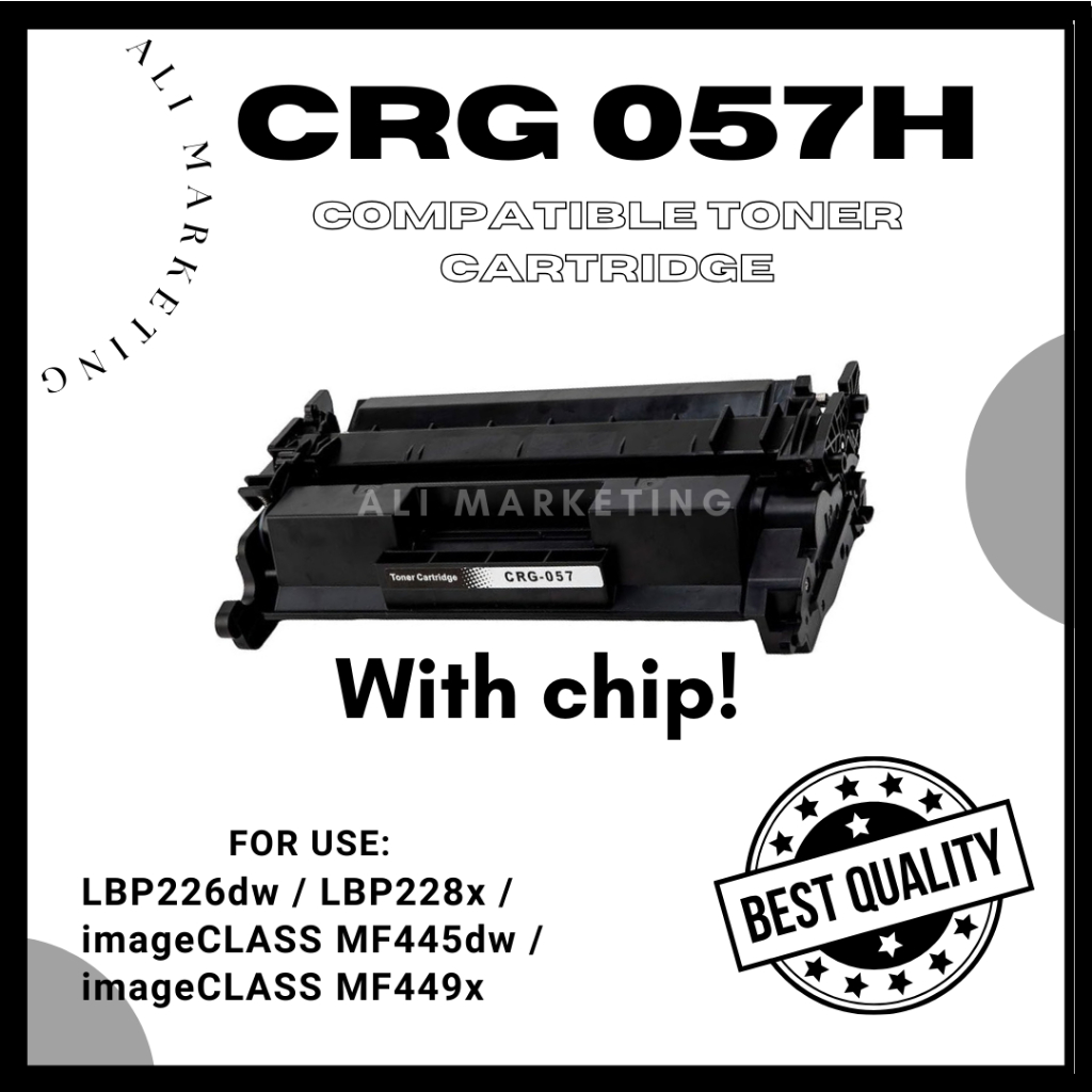 (WITH CHIP) Compatible CRG 057 Toner for Canon LBP226dw LBP228x LBP ...