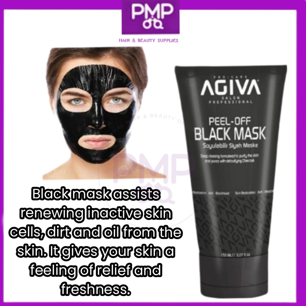 Agiva Peel Off Black Mask - Anti-Blackhead 150ML | Shopee Malaysia