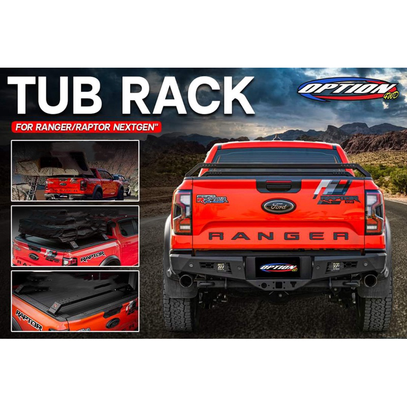 Genuine 💯 Option 4WD Tub Rack Universal Toyota Hilux Dmax Navara ...