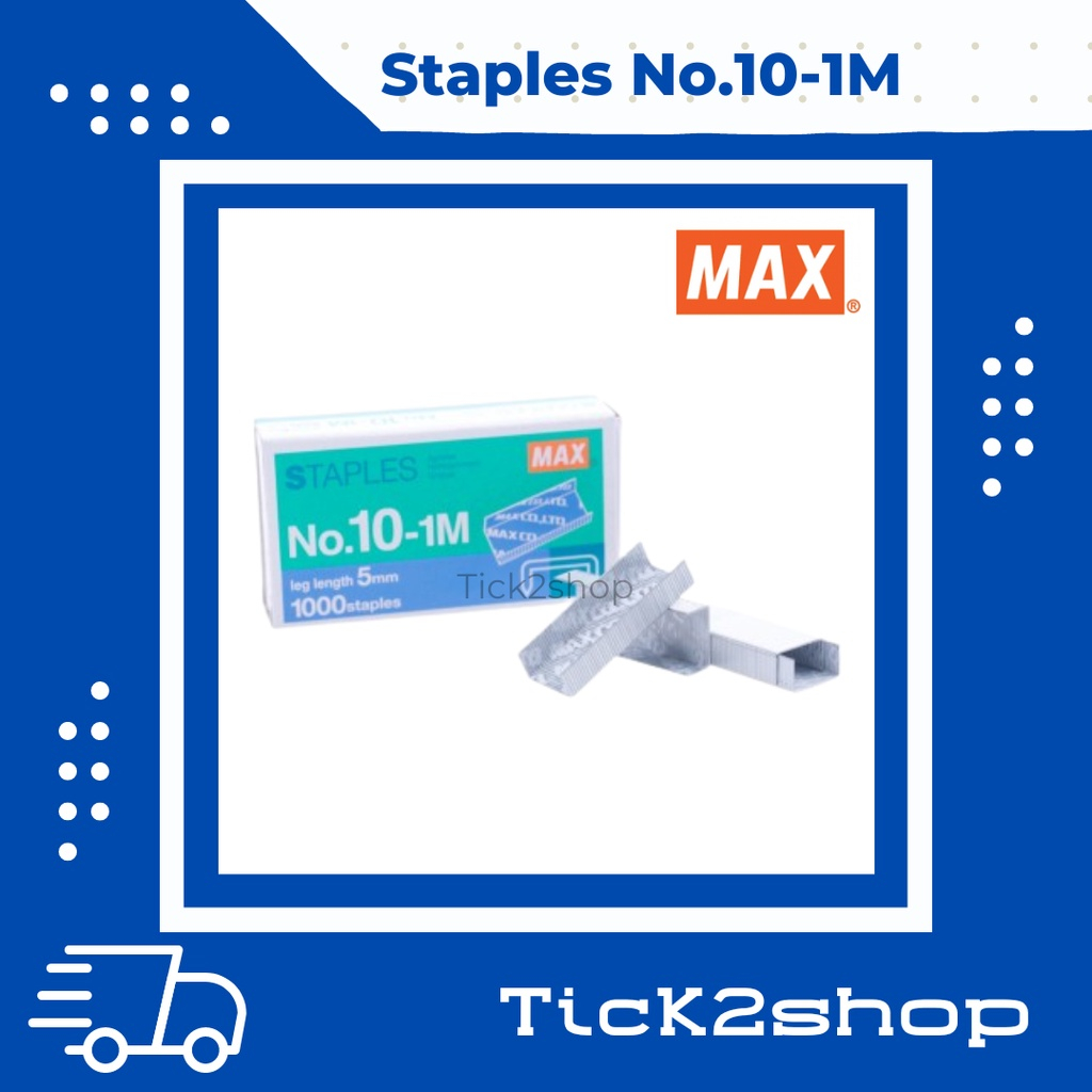 Max Staples No.10-1M (Stapler Bullet) | Shopee Malaysia
