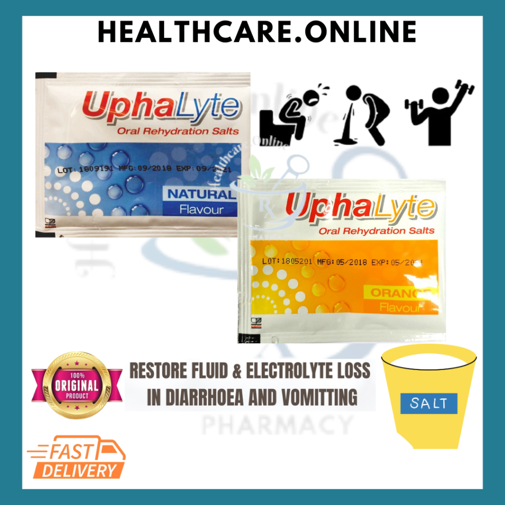 DUOPHARMA UPHALYTE ORAL REHYDRATION SALTS 7.76G SACHET (NATURAL ...
