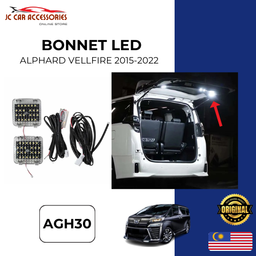 Toyota alphard vellfire rear bonnet led luggage boot lamp trunk light ...