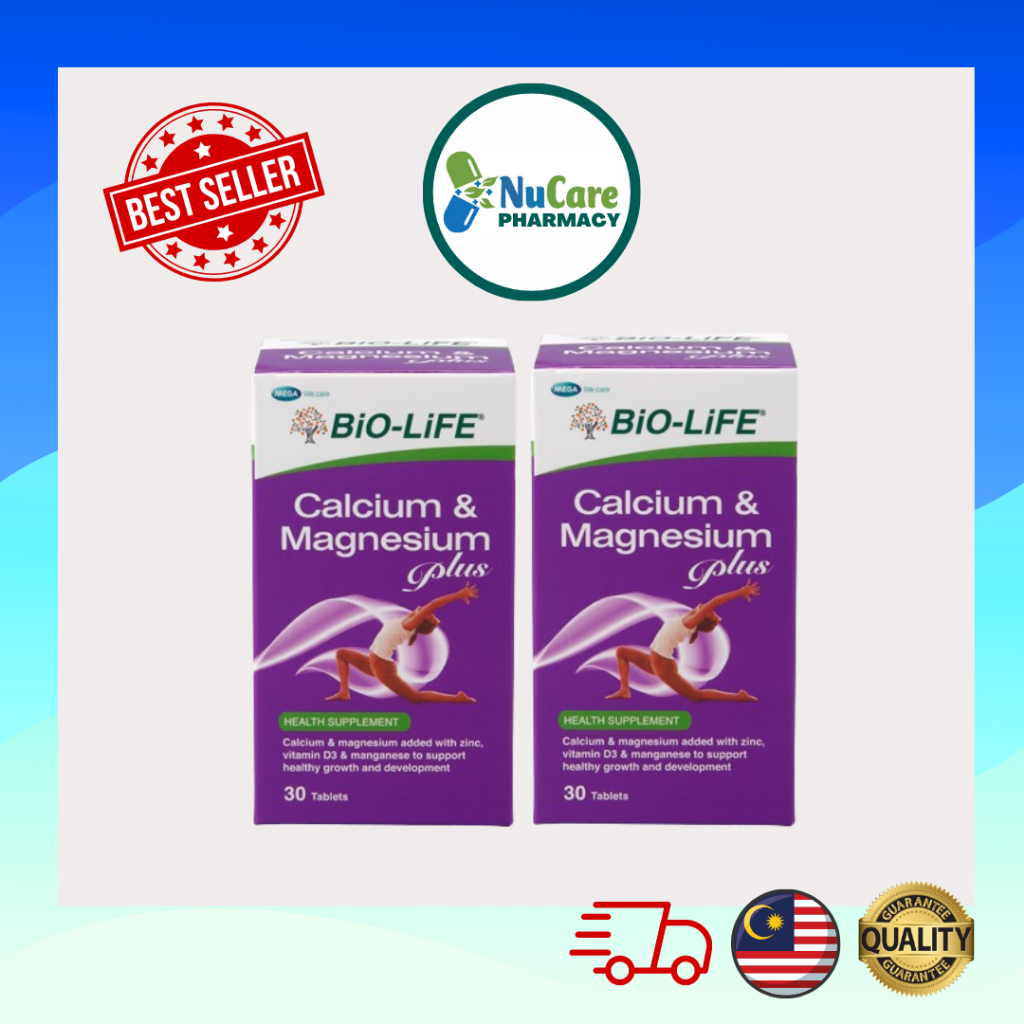 BIOLIFE CALCIUM & MAGNESIUM PLUS 30SX2 | Shopee Malaysia