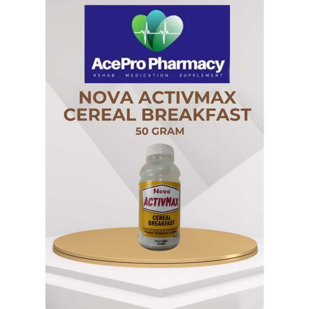 NOVA ACTIVMAX CEREAL BREAKFAST 50 GRAMS (6 BOTTLES) | Shopee Malaysia